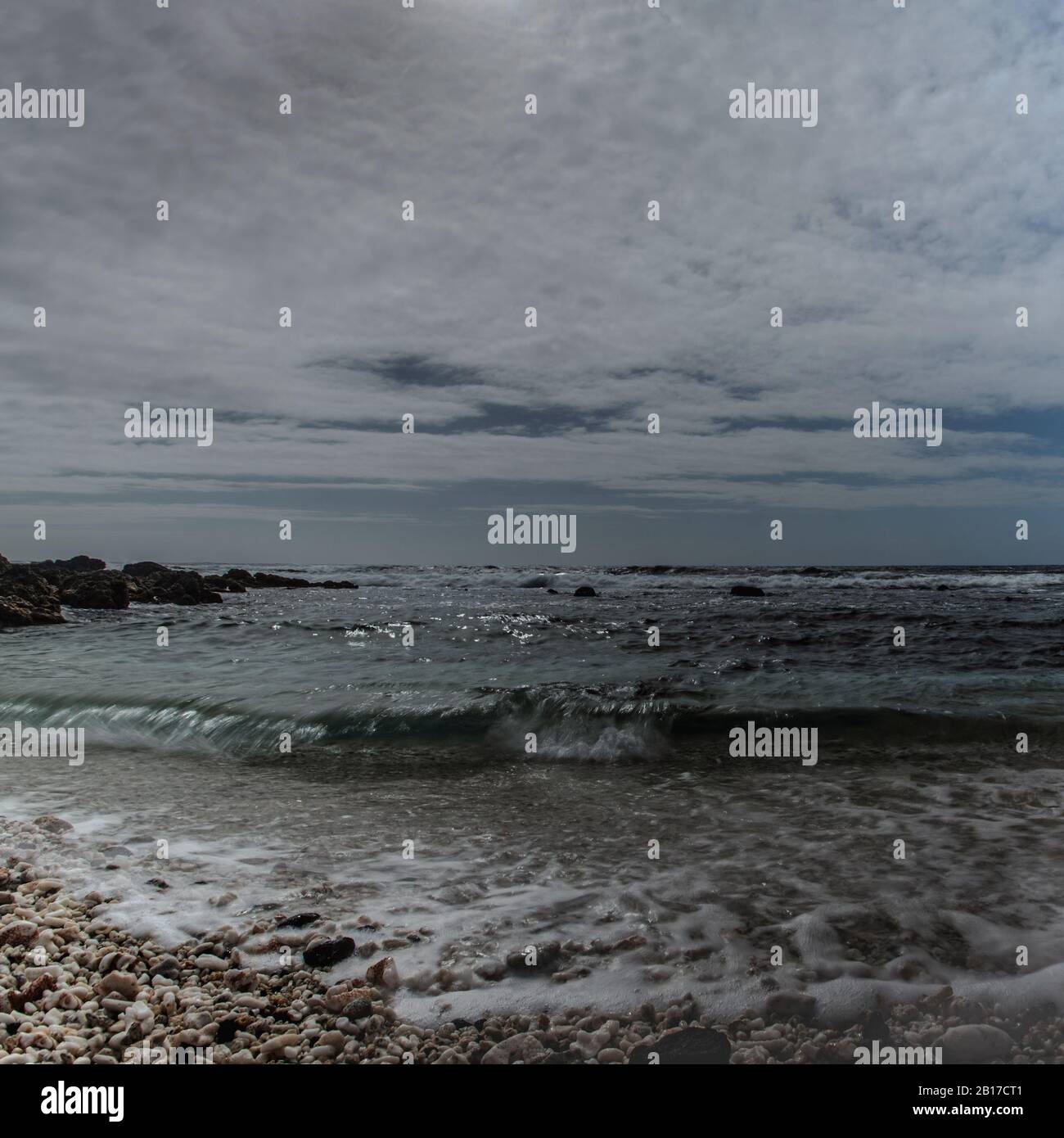 Afternoon Beach Scene Stock Photo - Alamy