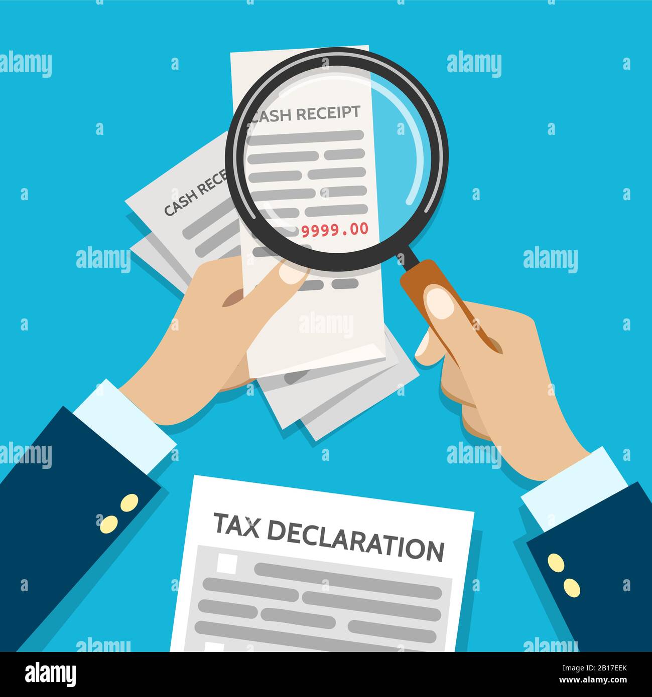 Income check for taxes Stock Vector Image & Art - Alamy