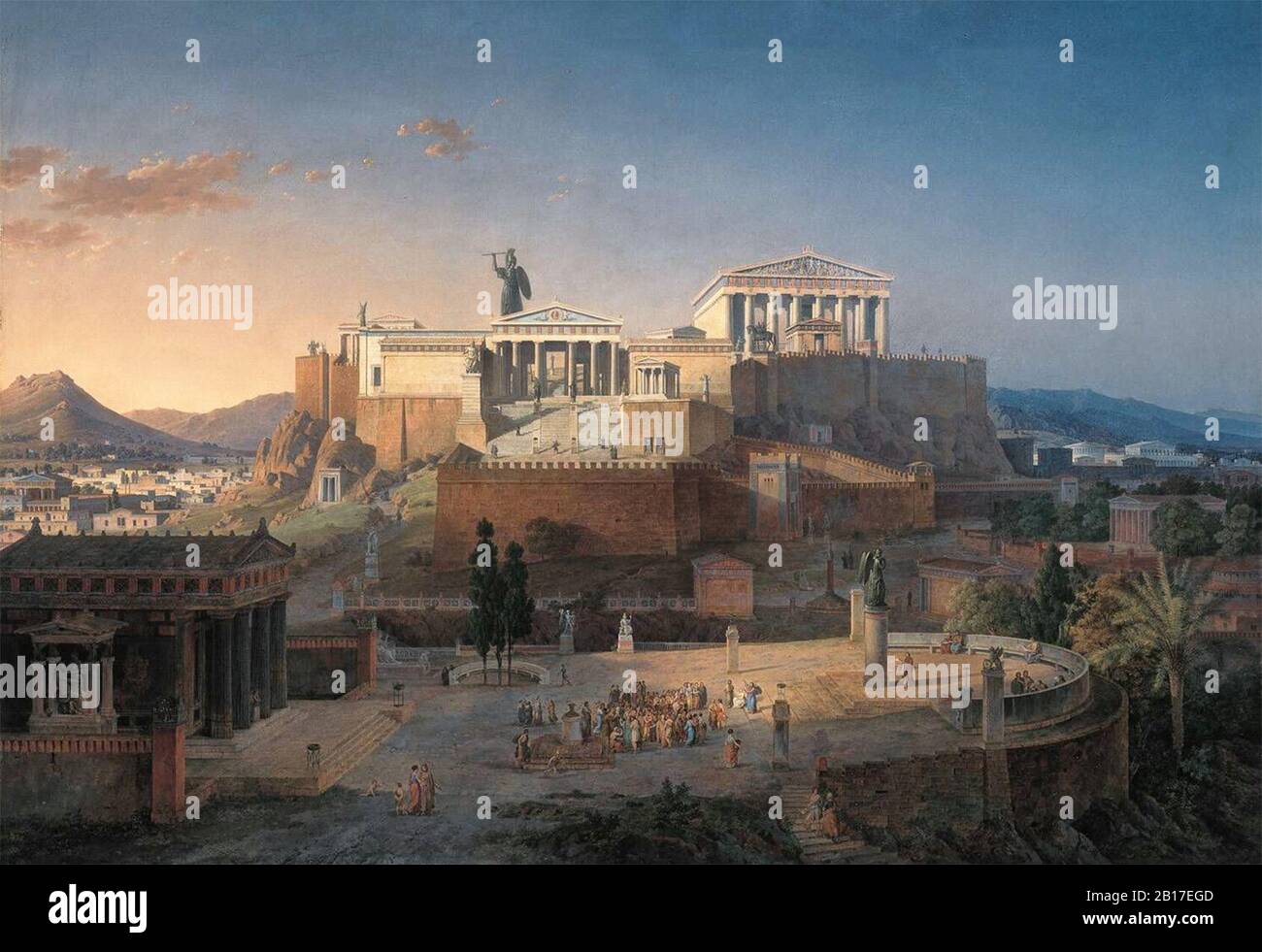 Acropolis of athens leo von klenze hi-res stock photography and images ...