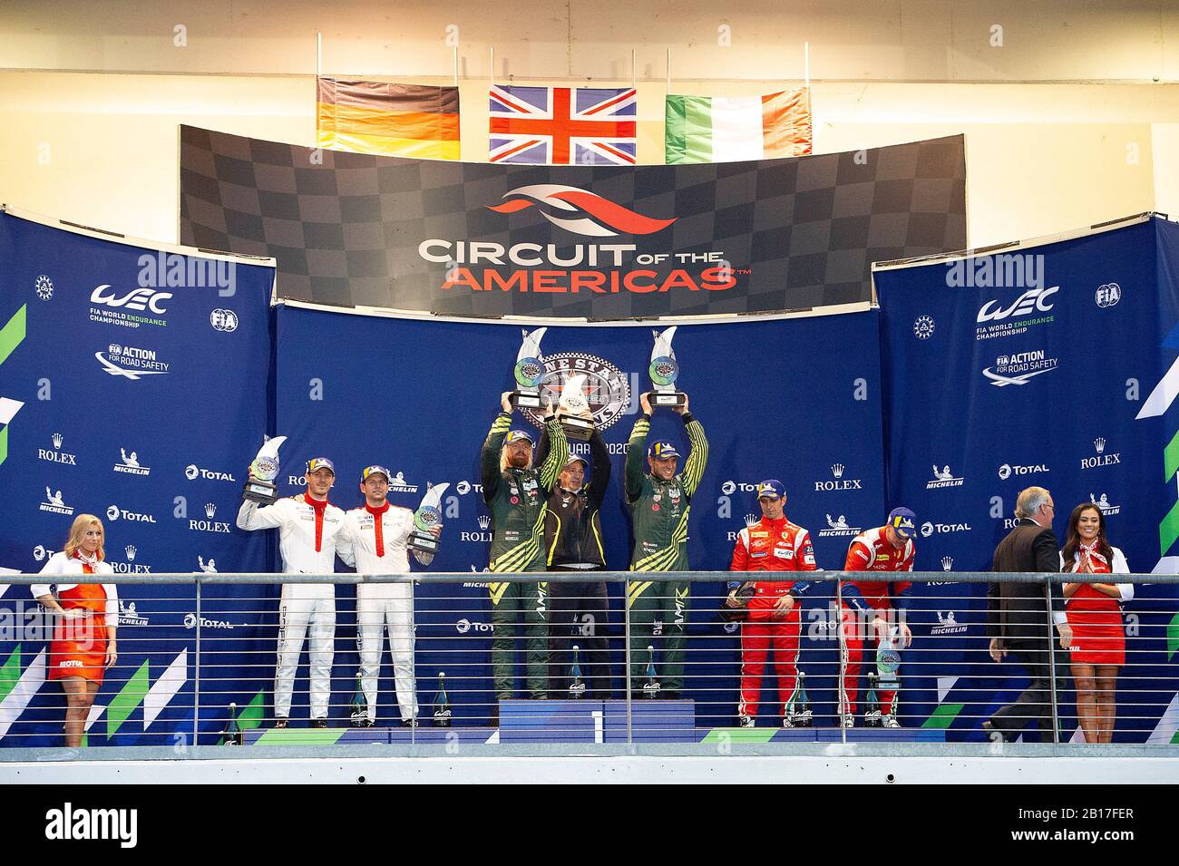 Austin, Texas, USA. 23rd Feb, 2020. ASTON MARTIN RACING Nicki Thiim ...