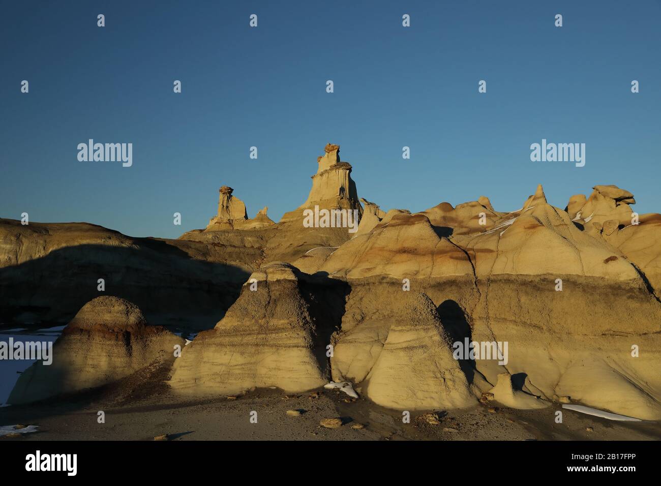 Bisti badlands, De-na-zin wilderness area, New Mexico Stock Photo - Alamy