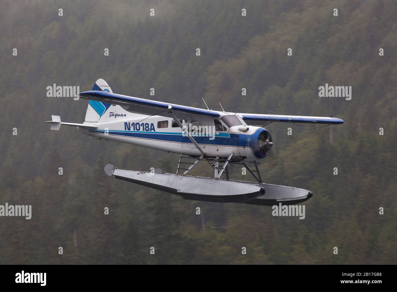 de Havilland Canada Beaver landing in Juneau Alaska Stock Photo - Alamy