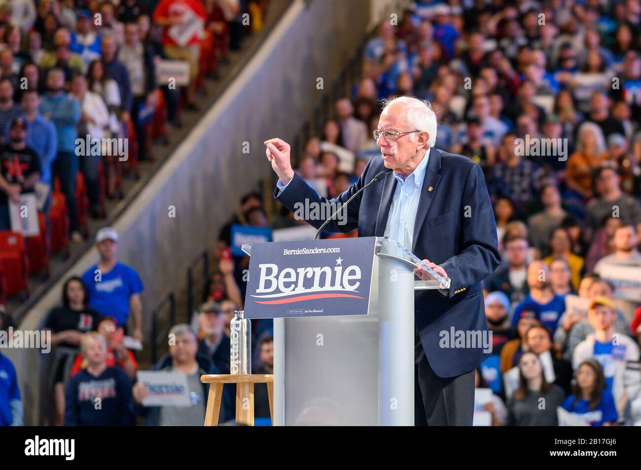 Houston, Texas - February 23, 2020: Democratic Presidential candidate ...