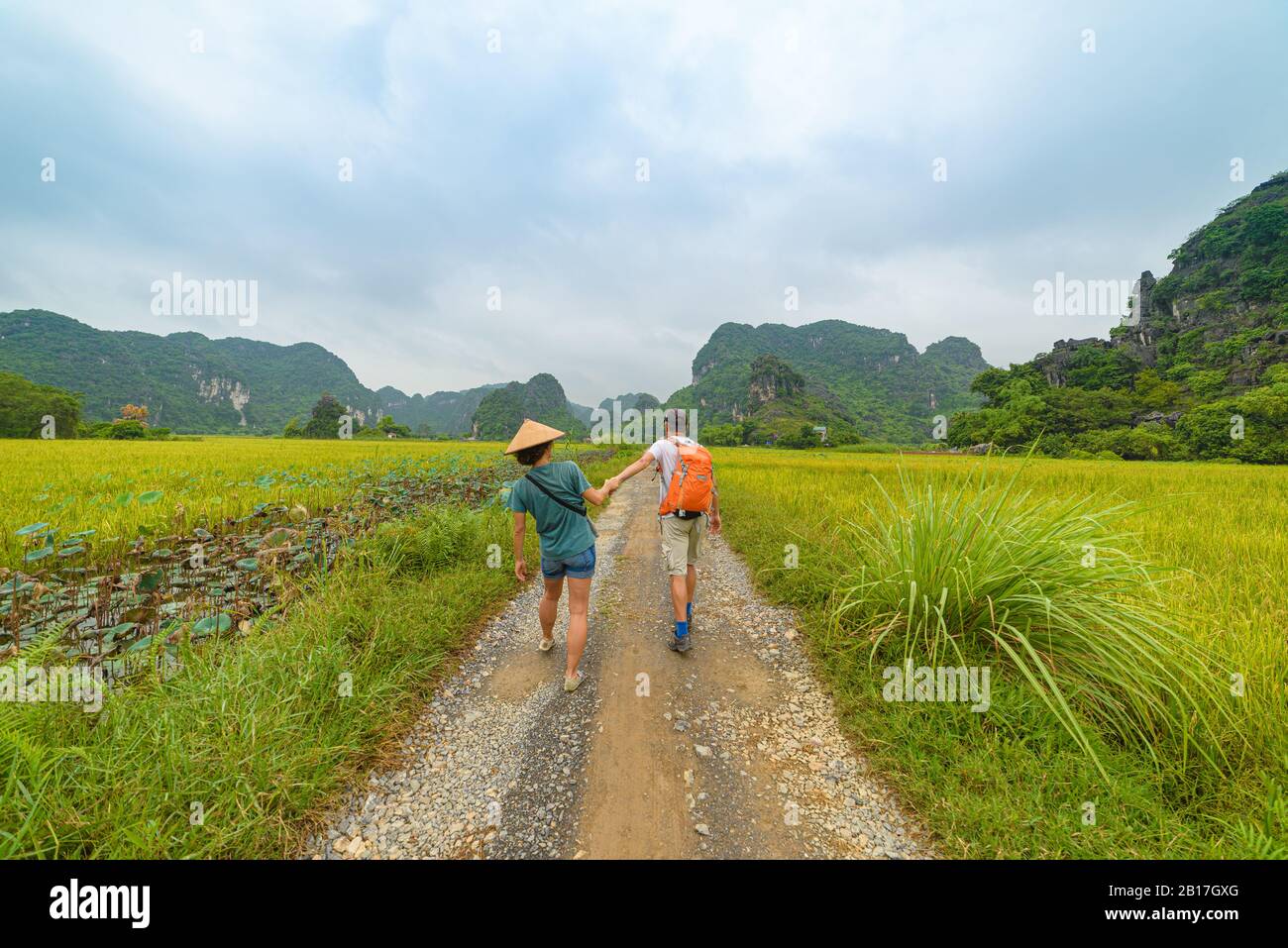 Ninh binh backpack hi-res stock photography and images - Alamy