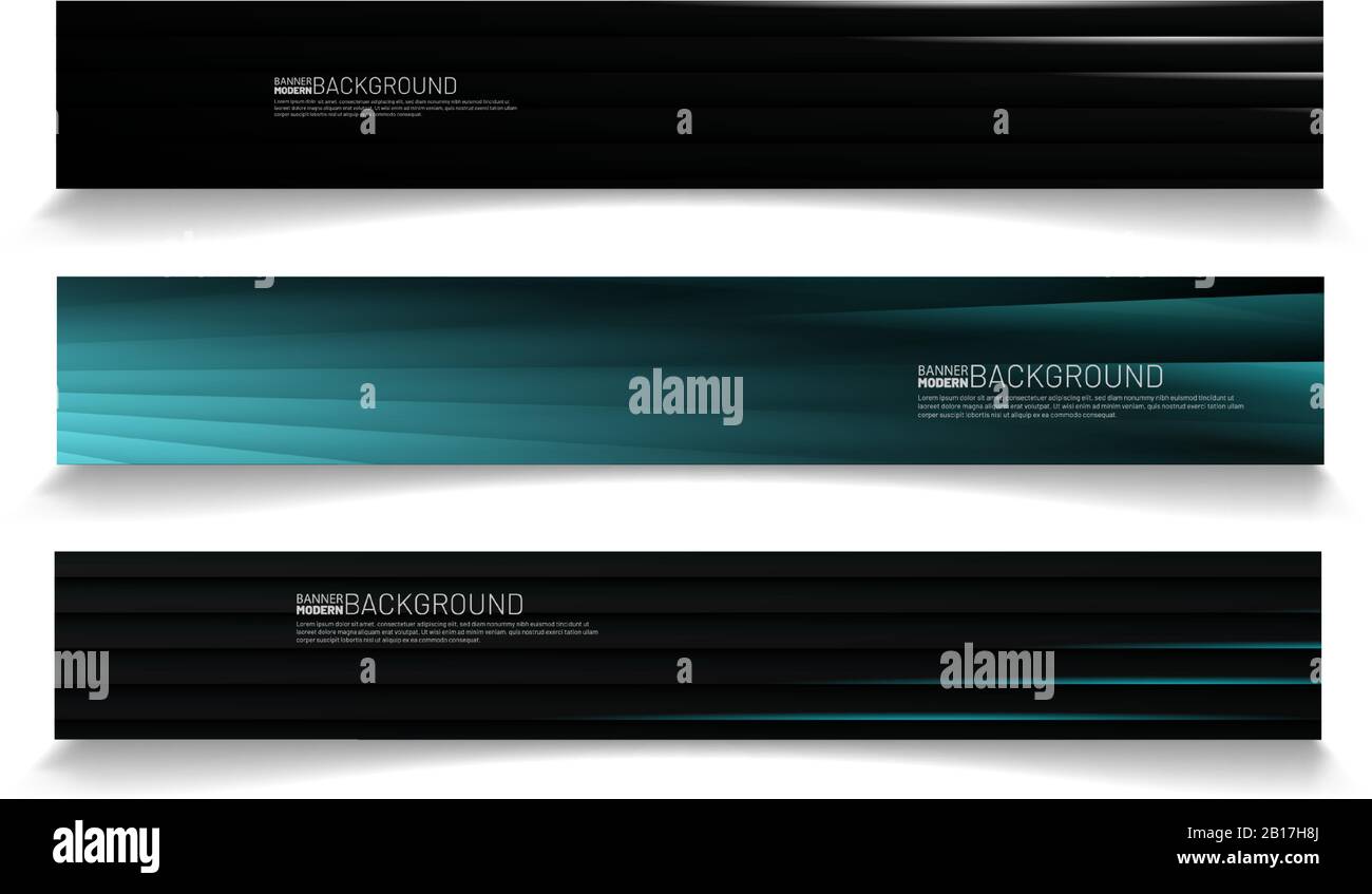 Modern web banner background. abstract vector template design. light ...