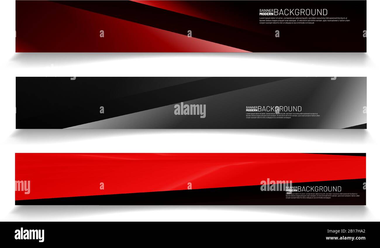 Modern web banner background. abstract vector template design. light ...