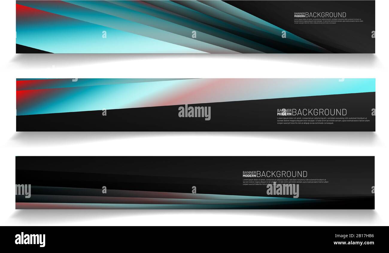 Modern web banner background. abstract vector template design. light ...