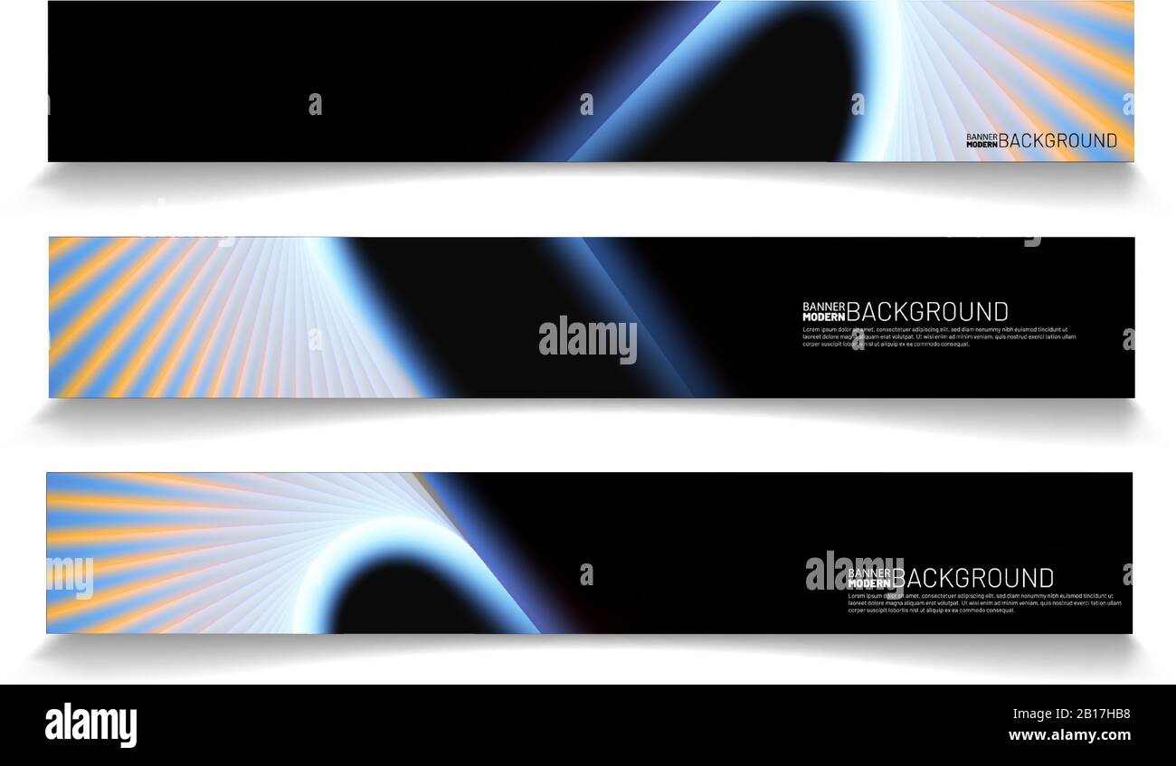 Modern web banner background. abstract vector template design. light ...