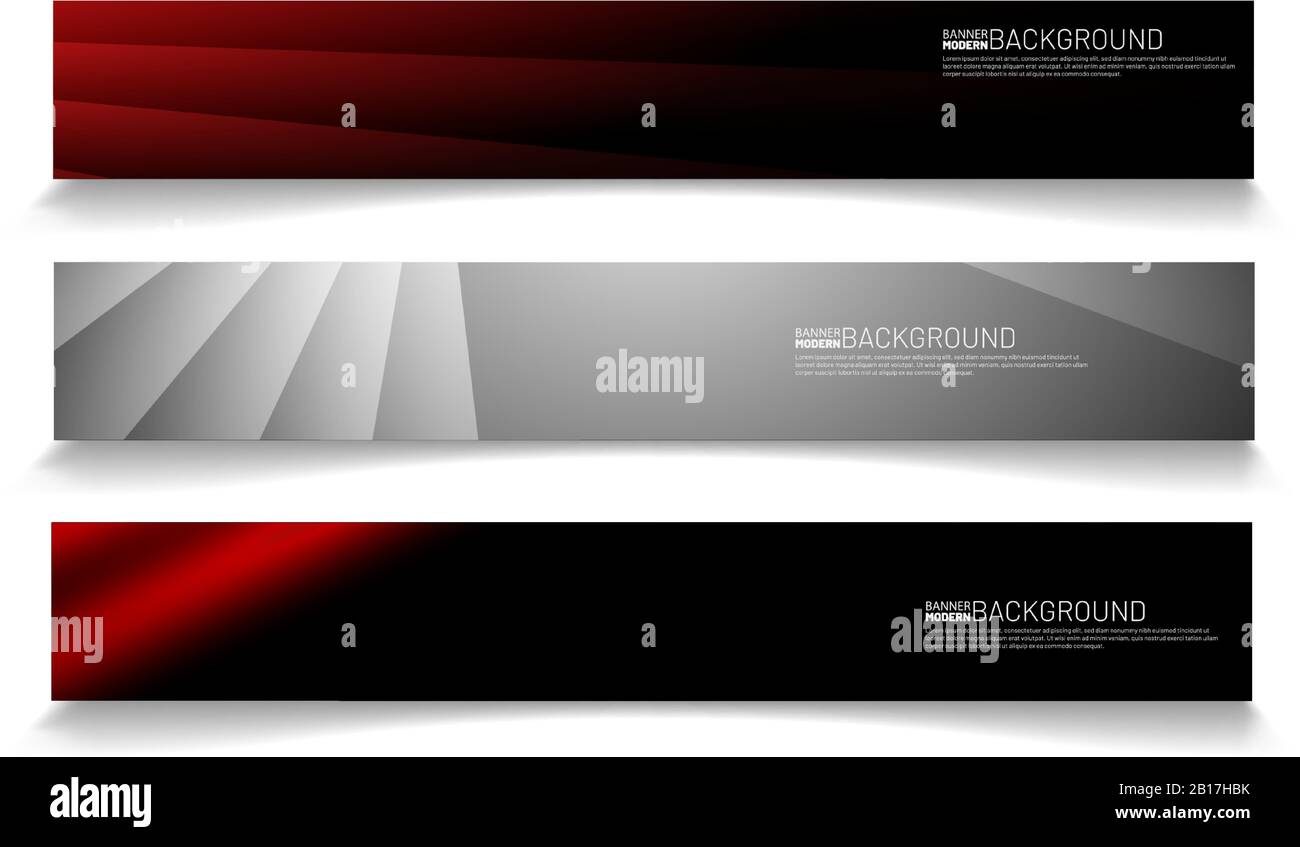 Modern web banner background. abstract vector template design. light ...