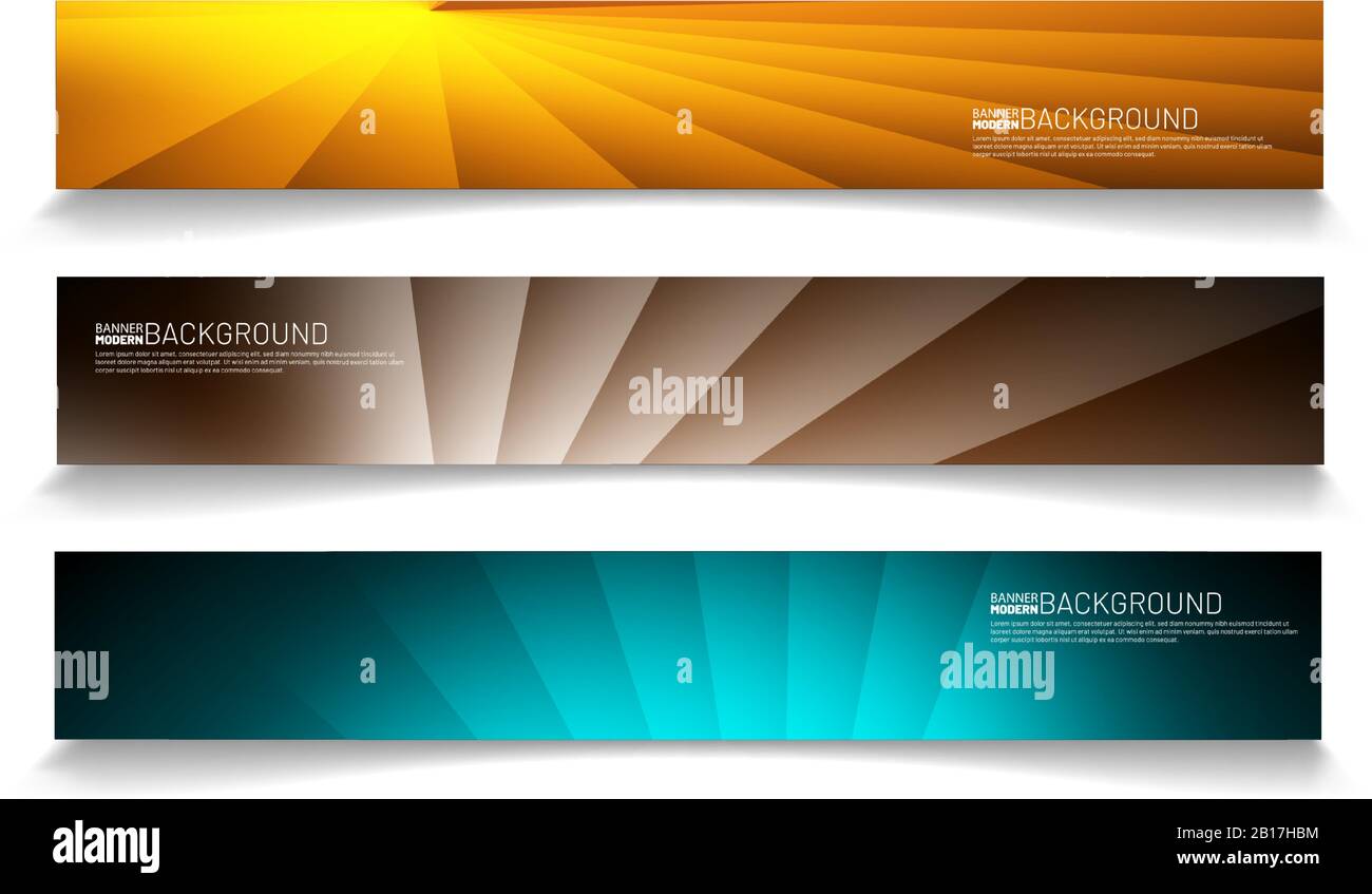 Modern web banner background. abstract vector template design. light ...