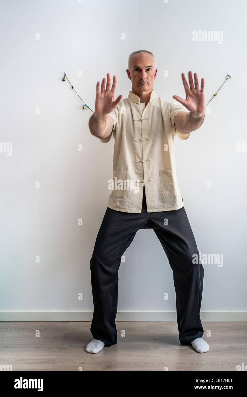 Man martial arts arms hi-res stock photography and images - Alamy
