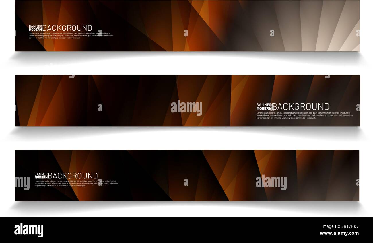 Modern web banner background. abstract vector template design. light ...