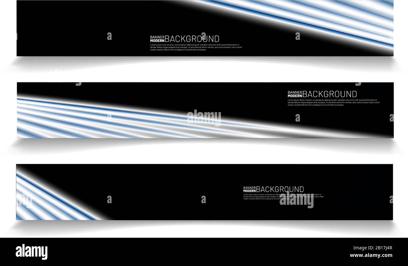 Modern web banner background. abstract vector template design. light ...