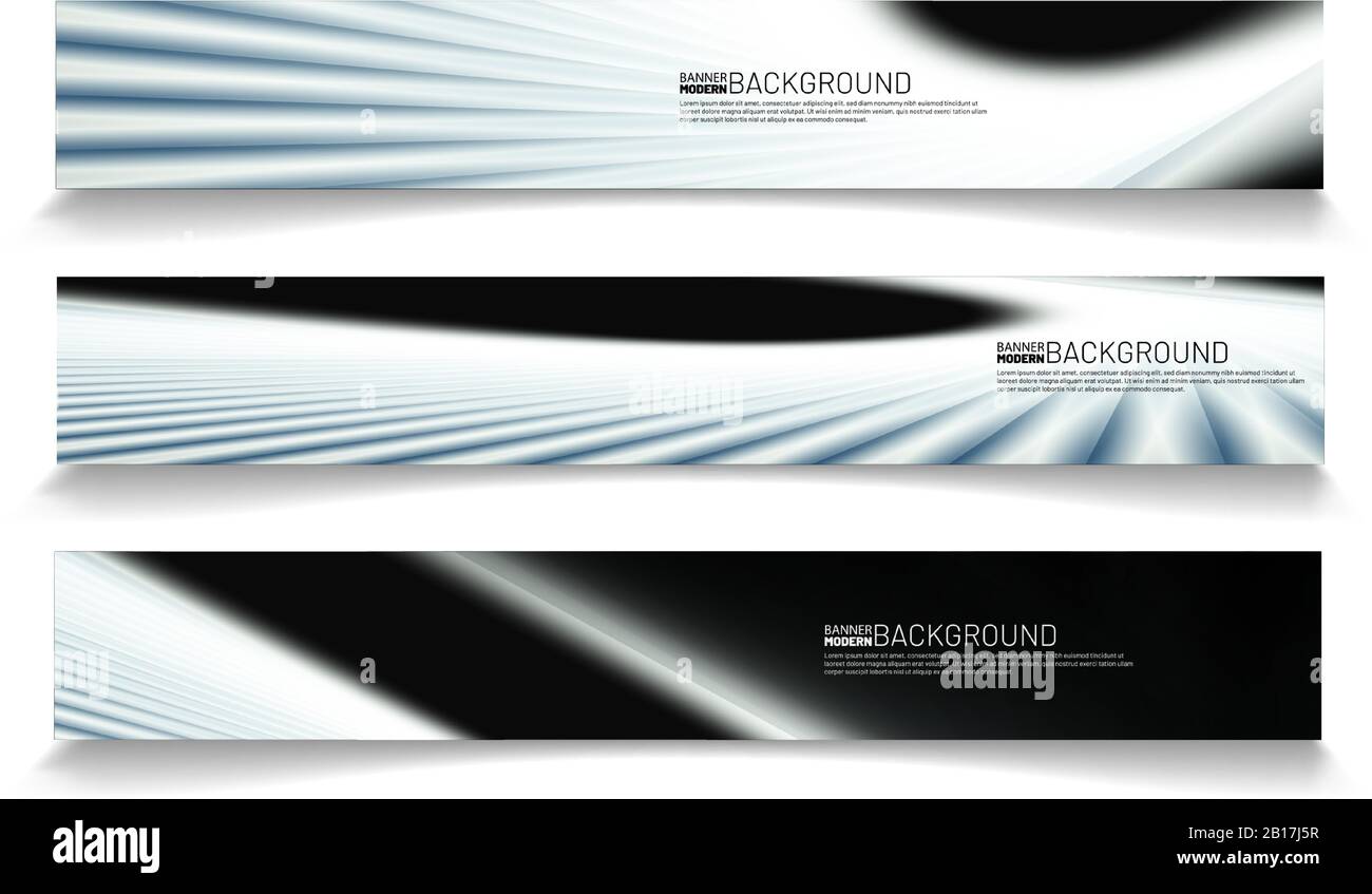 Modern web banner background. abstract vector template design. light ...