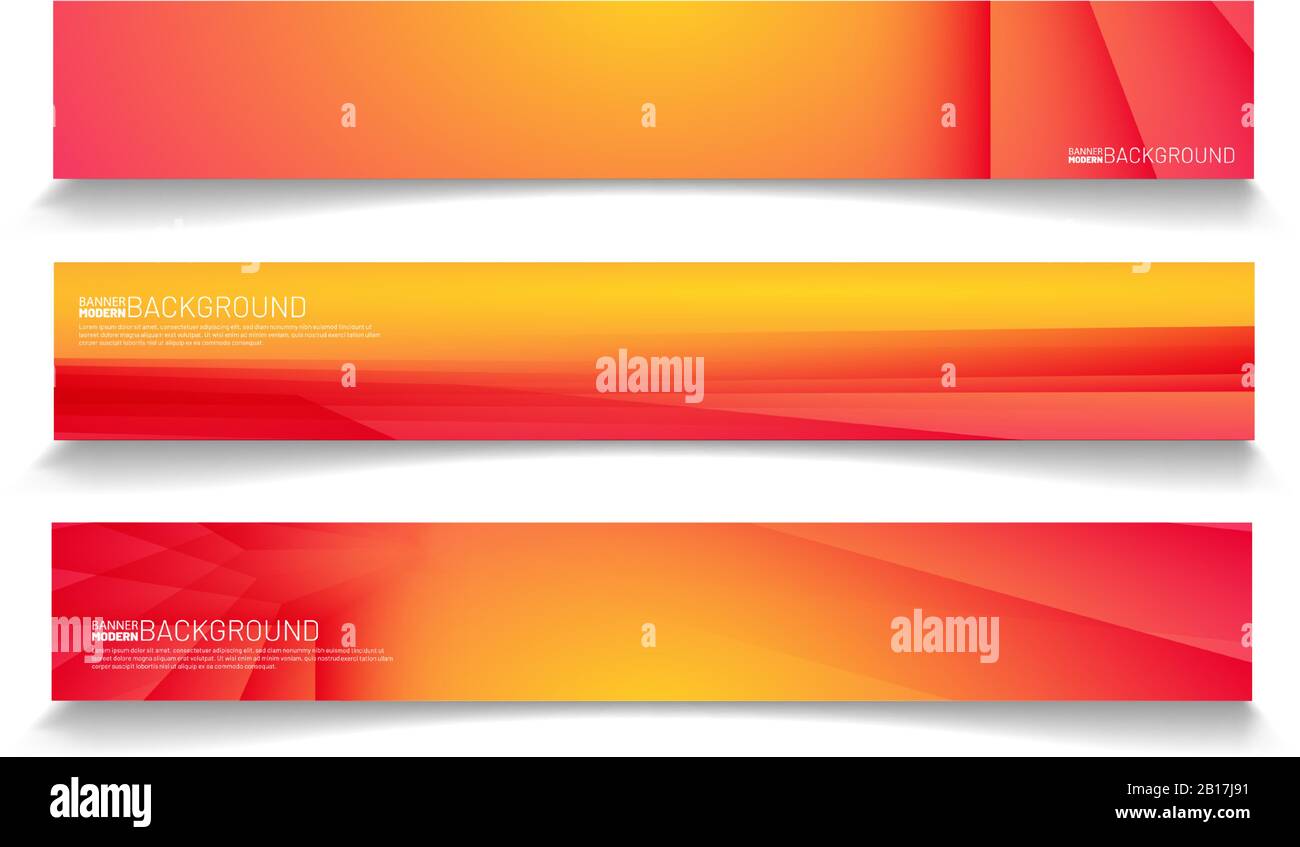 Modern web banner background. abstract vector template design. light ...