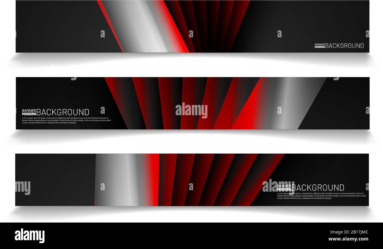 Modern web banner background. abstract vector template design. light effect illustration Stock ...