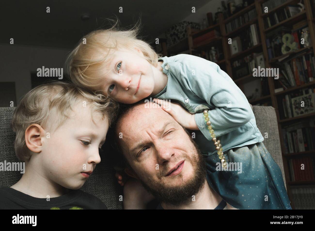 Father two daughters having hi-res stock photography and images - Alamy