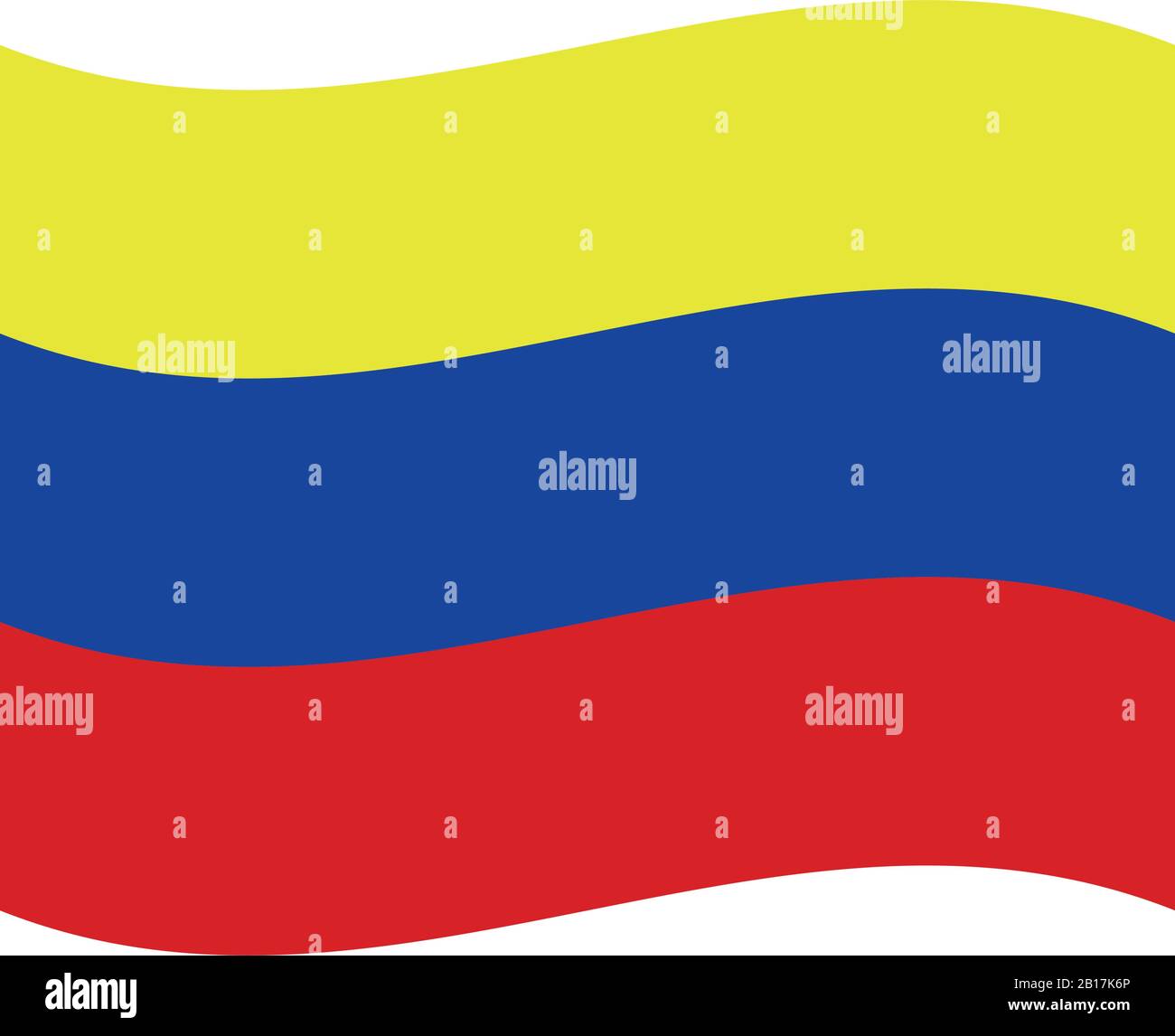 Venezuela flag illustrated in vector on white background Stock Vector ...