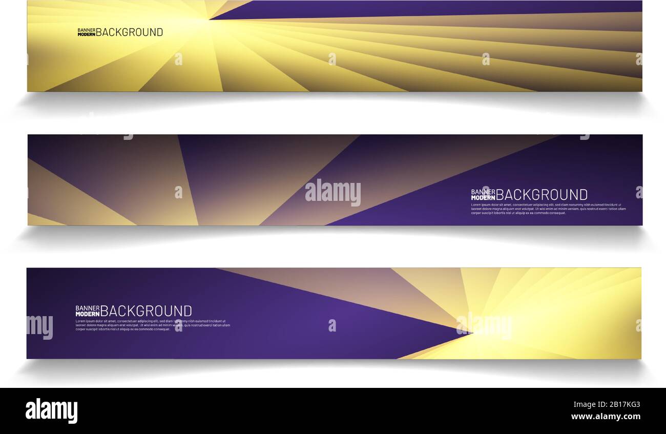 Modern web banner background. abstract vector template design. light effect illustration Stock ...