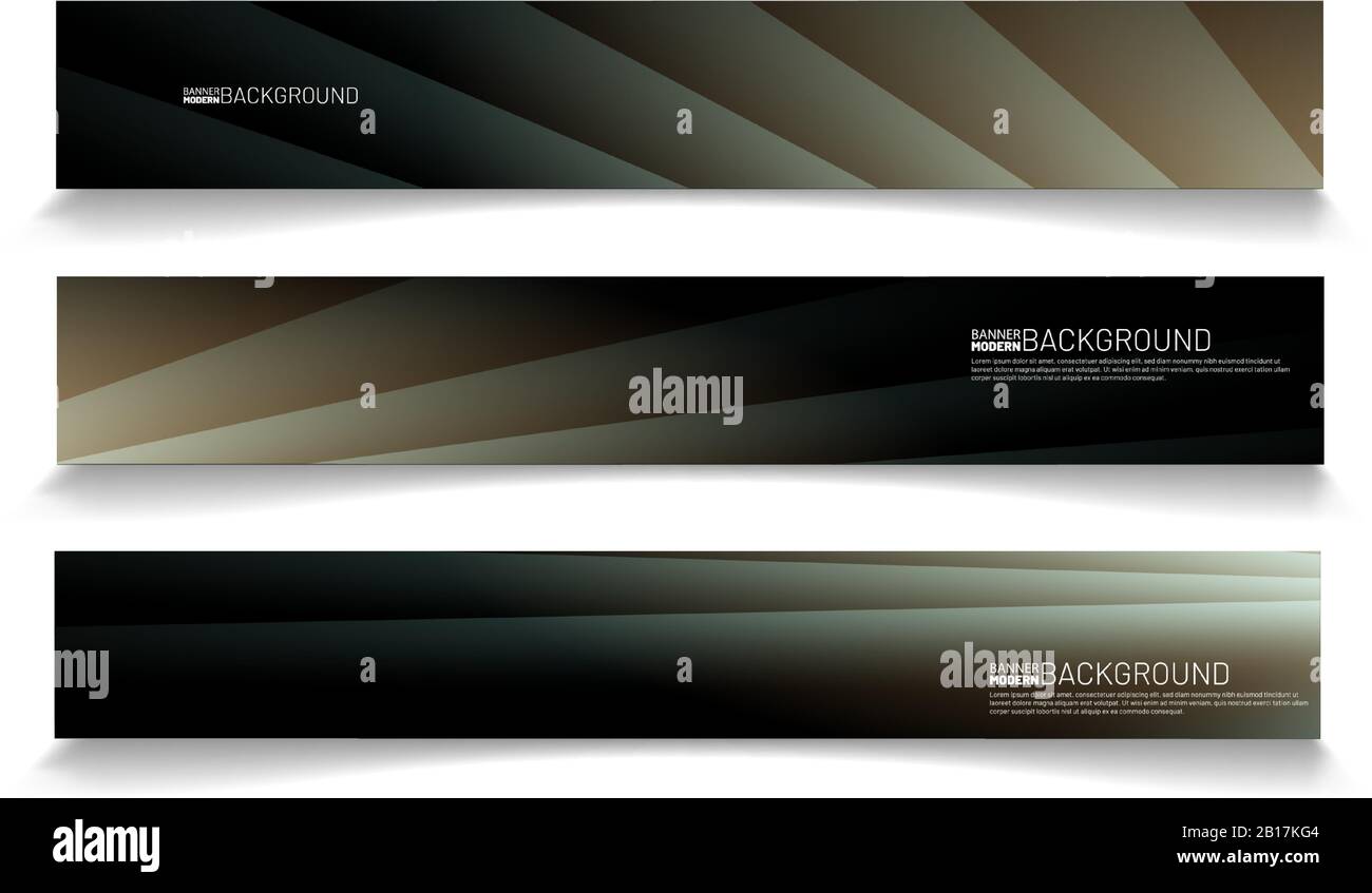 Modern web banner background. abstract vector template design. light ...