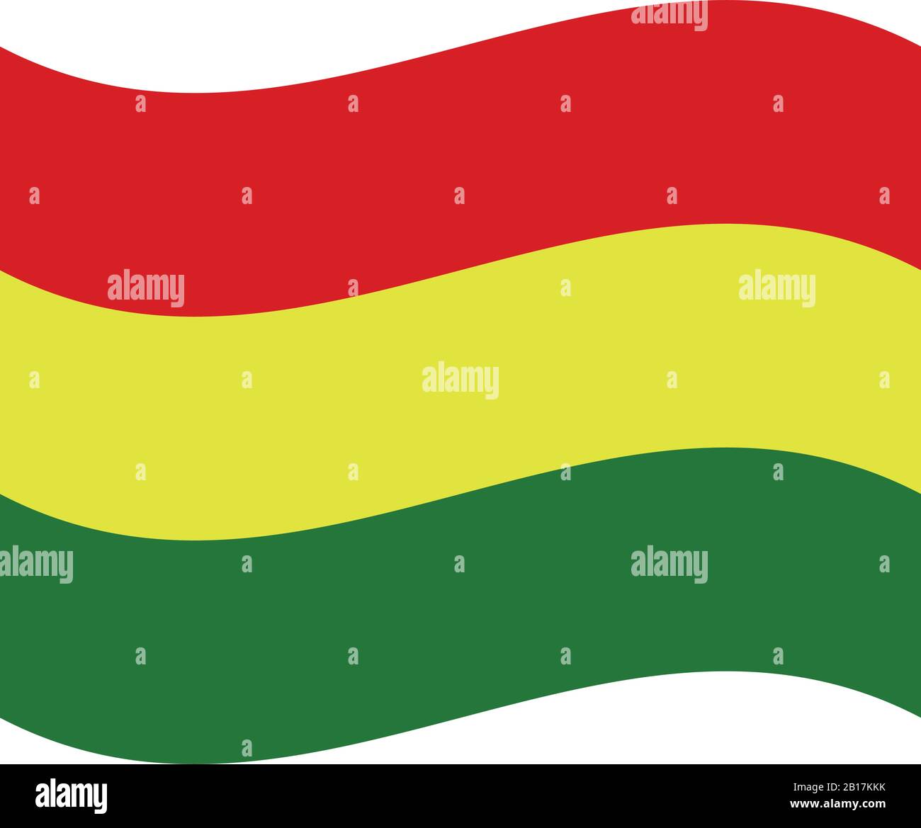 Bolivia flag illustrated in vector on white background Stock Vector ...
