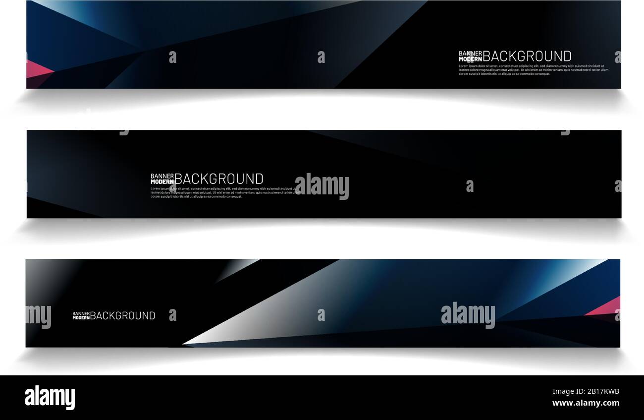 Modern web banner background. abstract vector template design. light ...