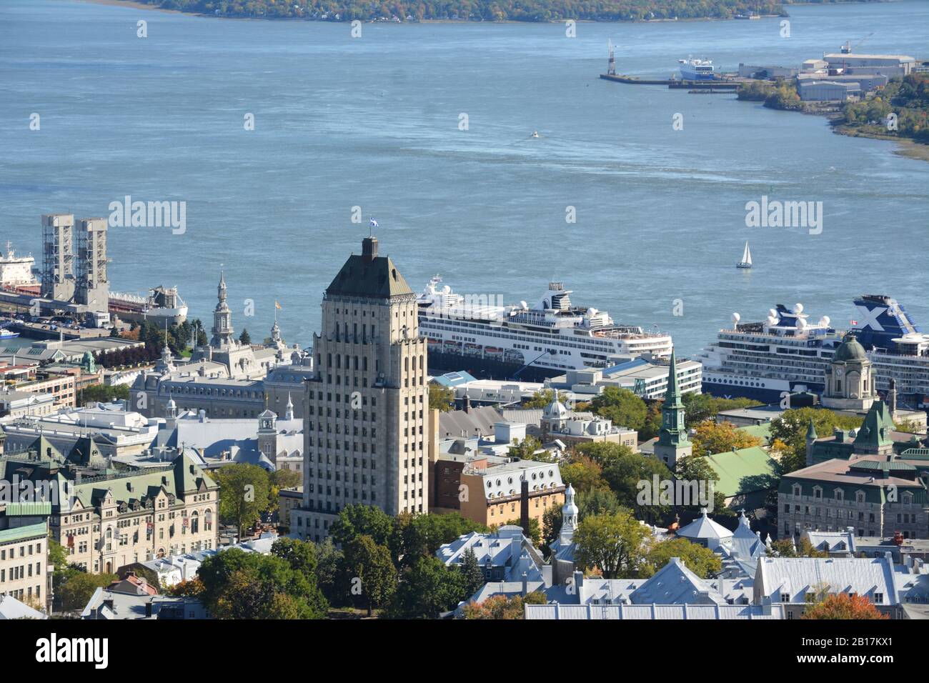 Quebec city capital observatory hi-res stock photography and images - Alamy