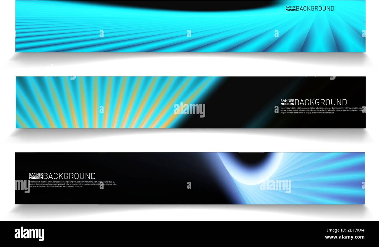 Modern web banner background. abstract vector template design. light ...