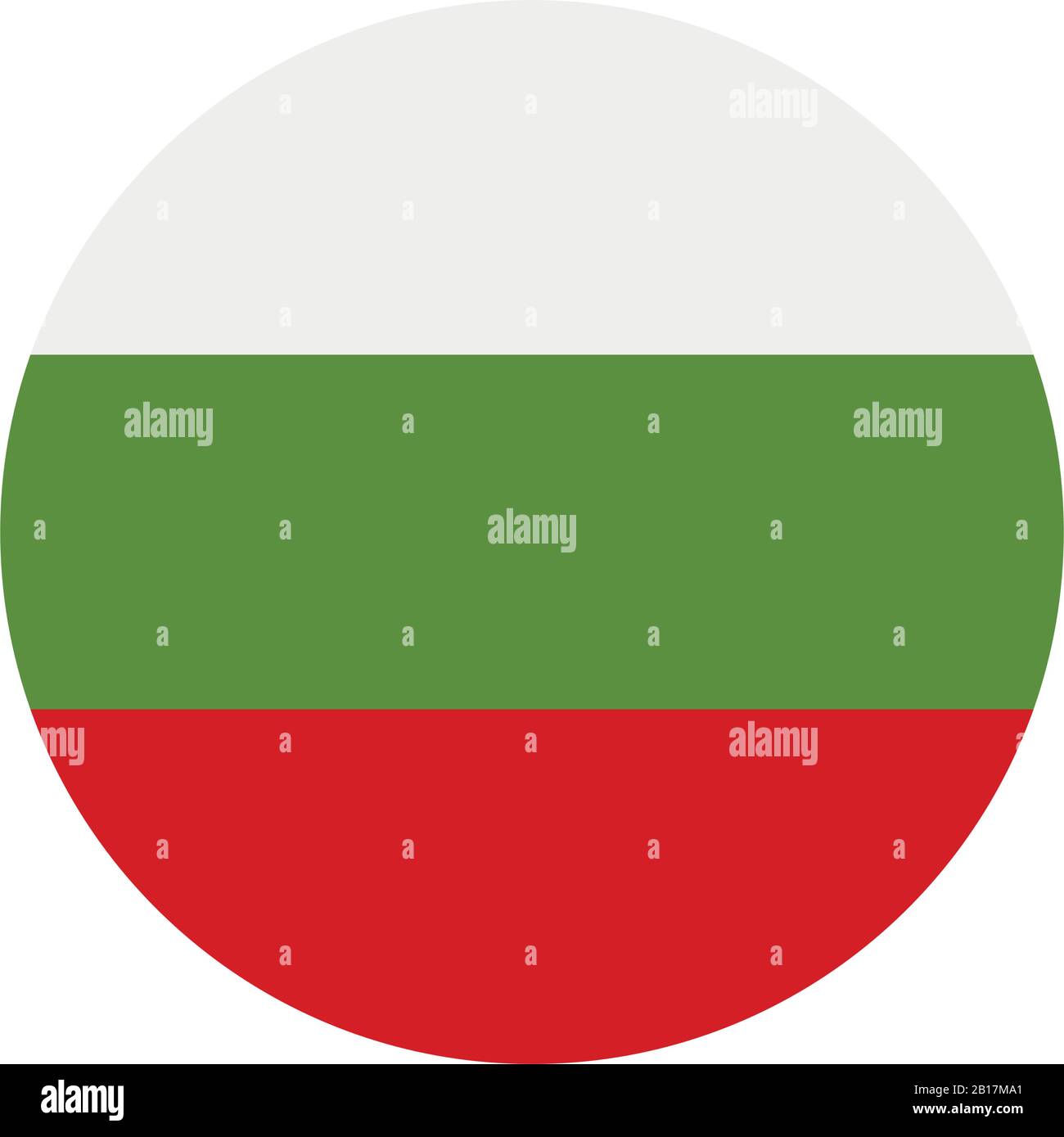 bulgaria flag illustrated in vector on white background Stock Vector ...