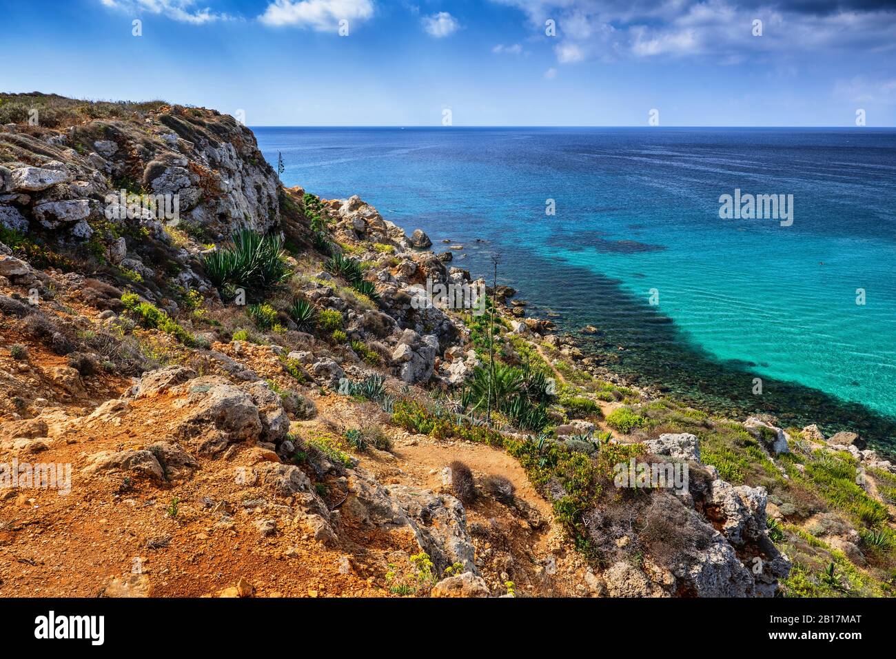 Malta, Coastline and sea Stock Photo - Alamy