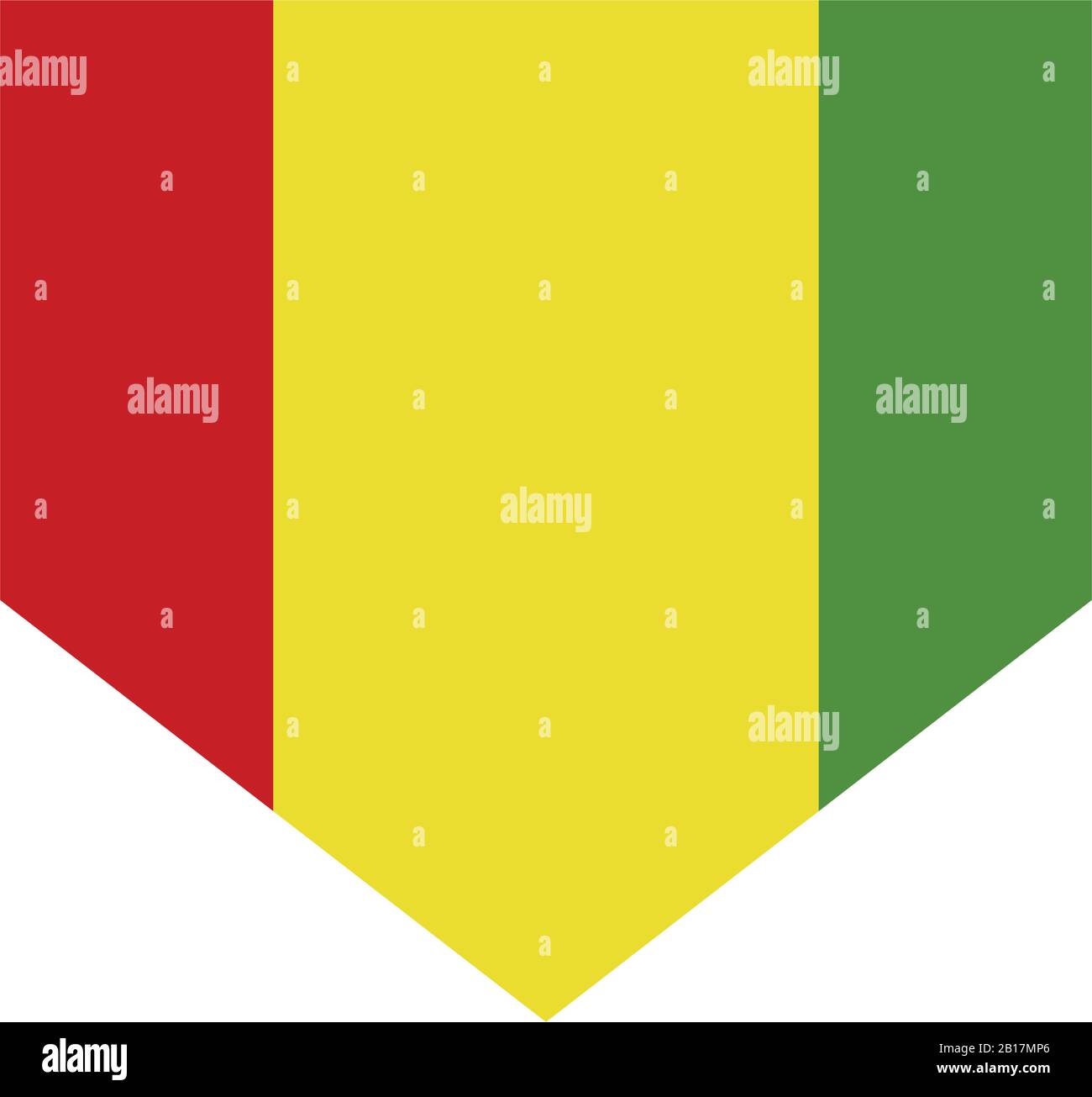 Guinea flag illustrated in Stock Vector Images - Alamy