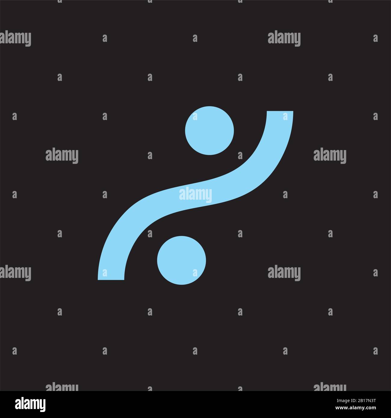 abstract dots line simple logo vector Stock Vector Image & Art - Alamy