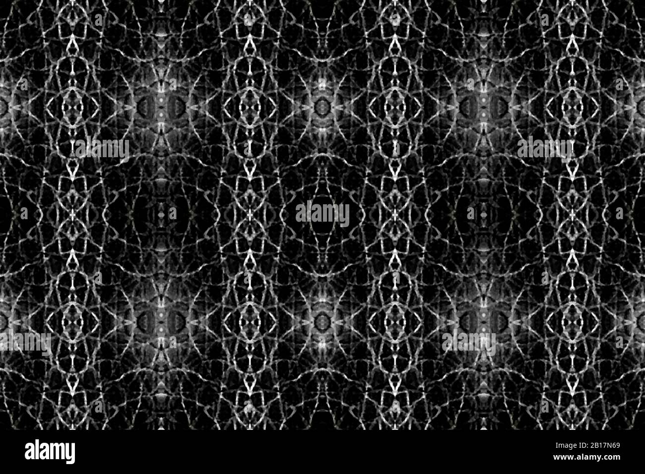 Black and white interlace abstract ornate seamless pattern background ...