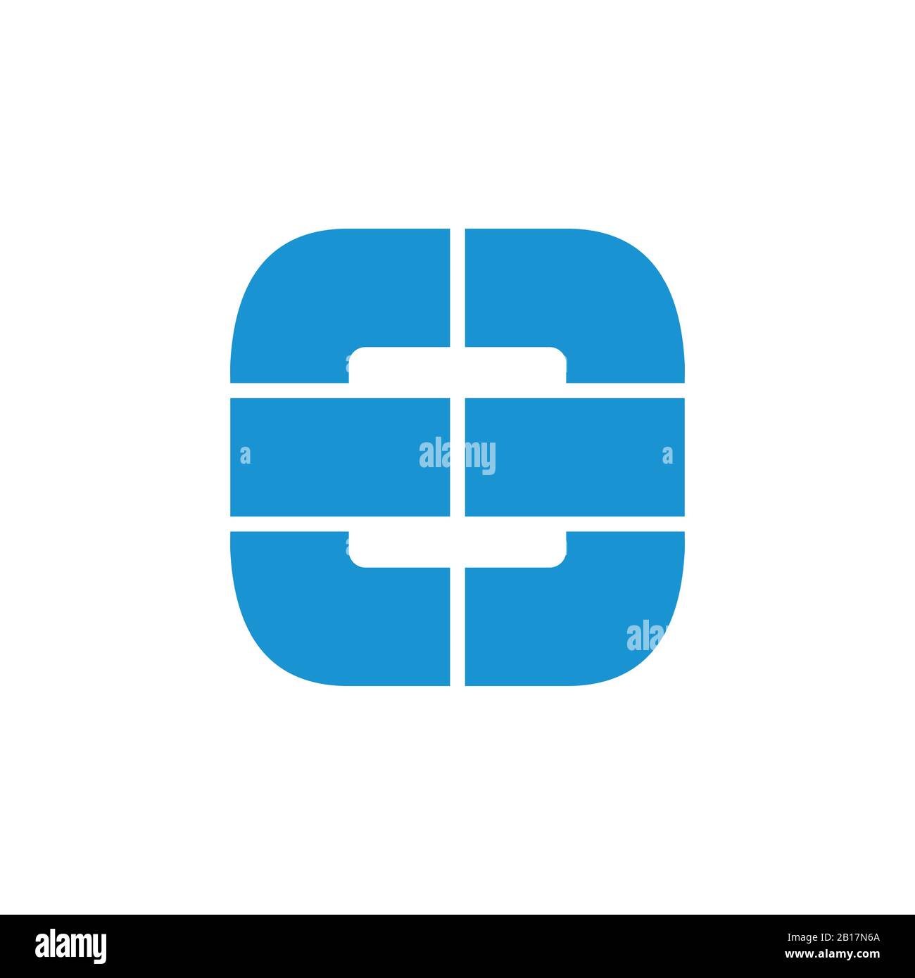 square abstract geometric simple logo vector Stock Vector Image & Art ...