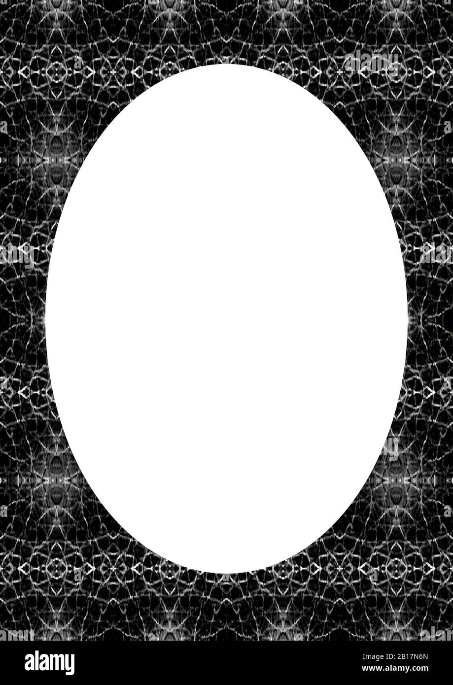 White circle frame background with decorated design borders Stock Photo ...