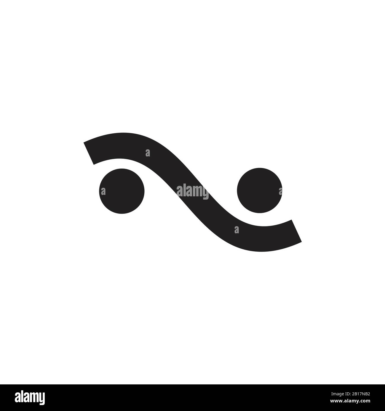 abstract dots line simple logo vector Stock Vector Image & Art - Alamy