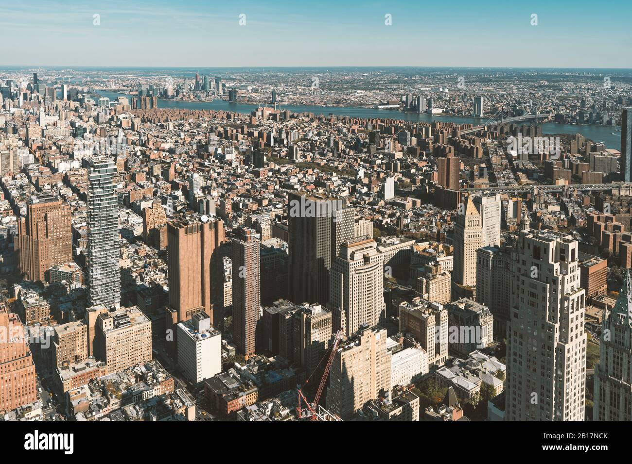 New York city aerial view Stock Photo - Alamy
