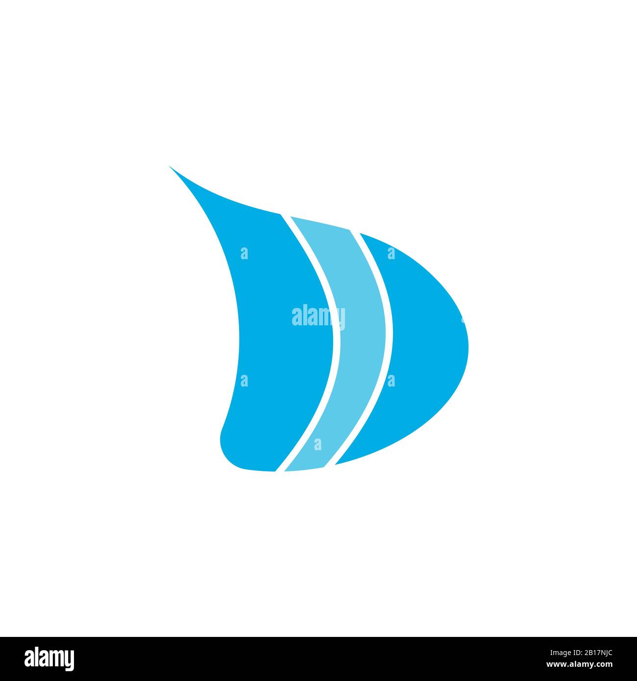 letter d stripes curves logo vector Stock Vector Image & Art - Alamy