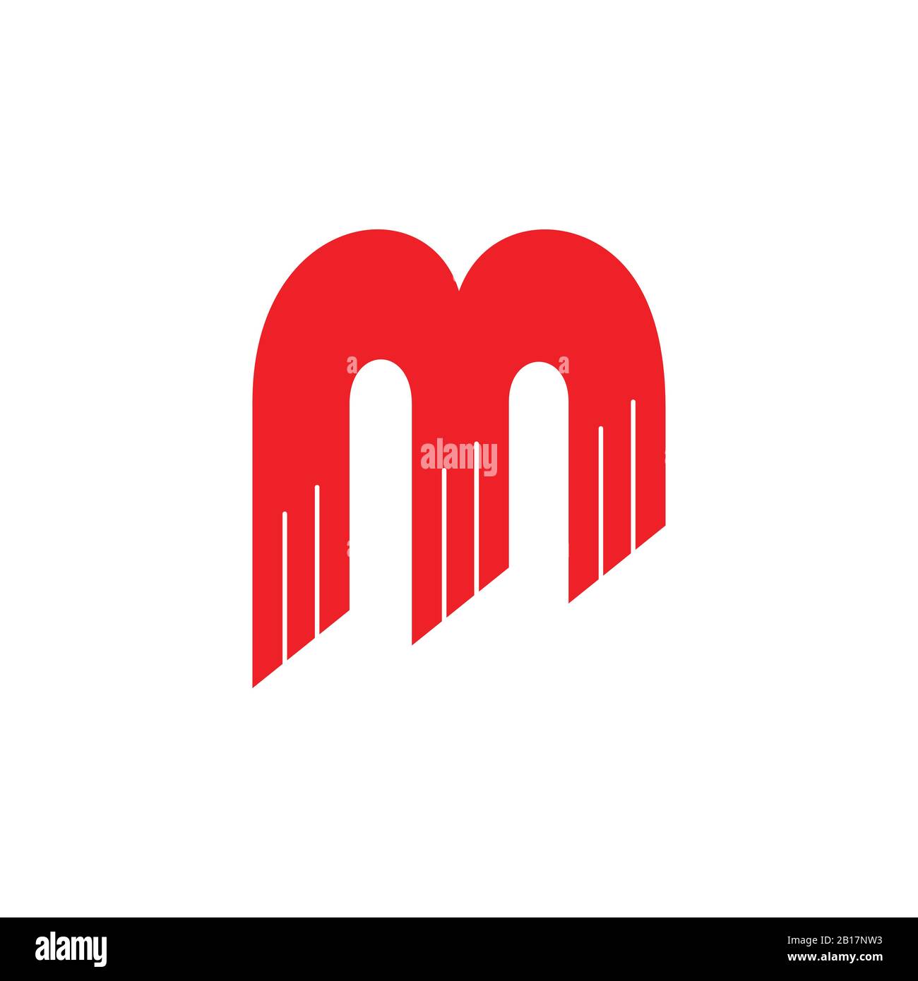 letter m motion up logo vector Stock Vector Image & Art - Alamy