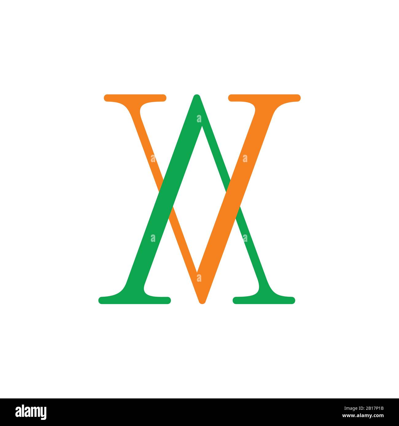 letters av linked colorful logo vector Stock Vector Image & Art - Alamy