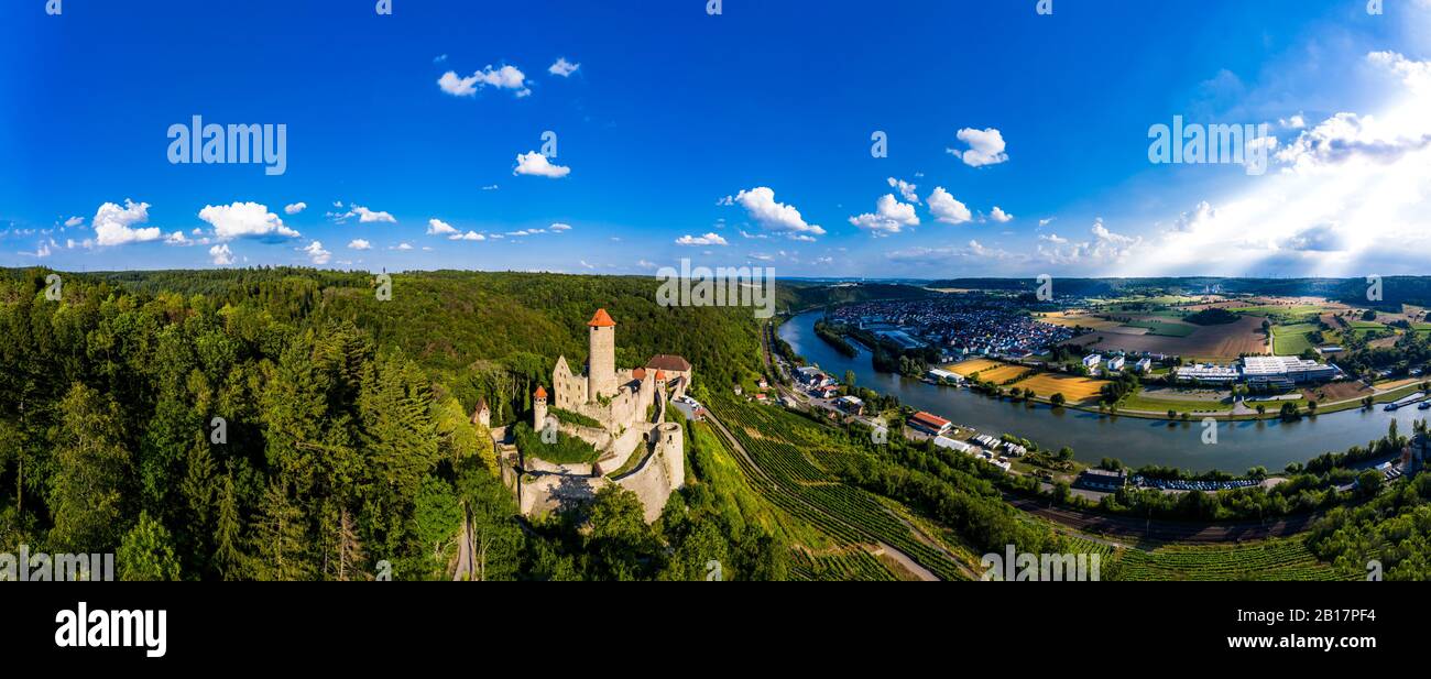 Aerial panorama hornberg castle summer hi-res stock photography and ...