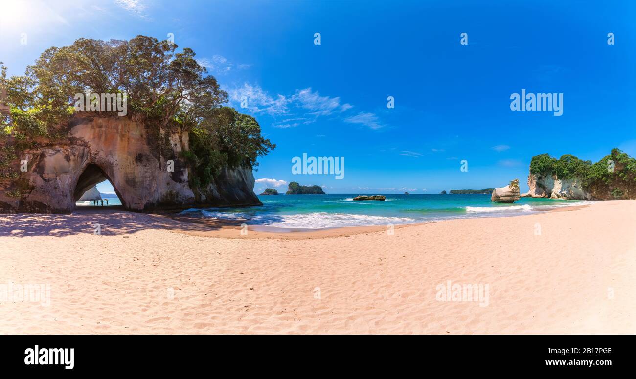 New Zealand, North Island, Waikato, Coromandel Peninsula, Cathedral ...