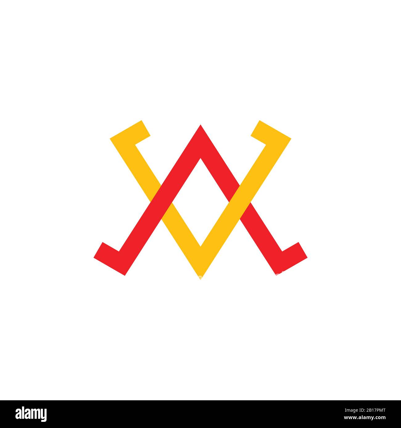 colorful arrow linked logo vector Stock Vector Image & Art - Alamy