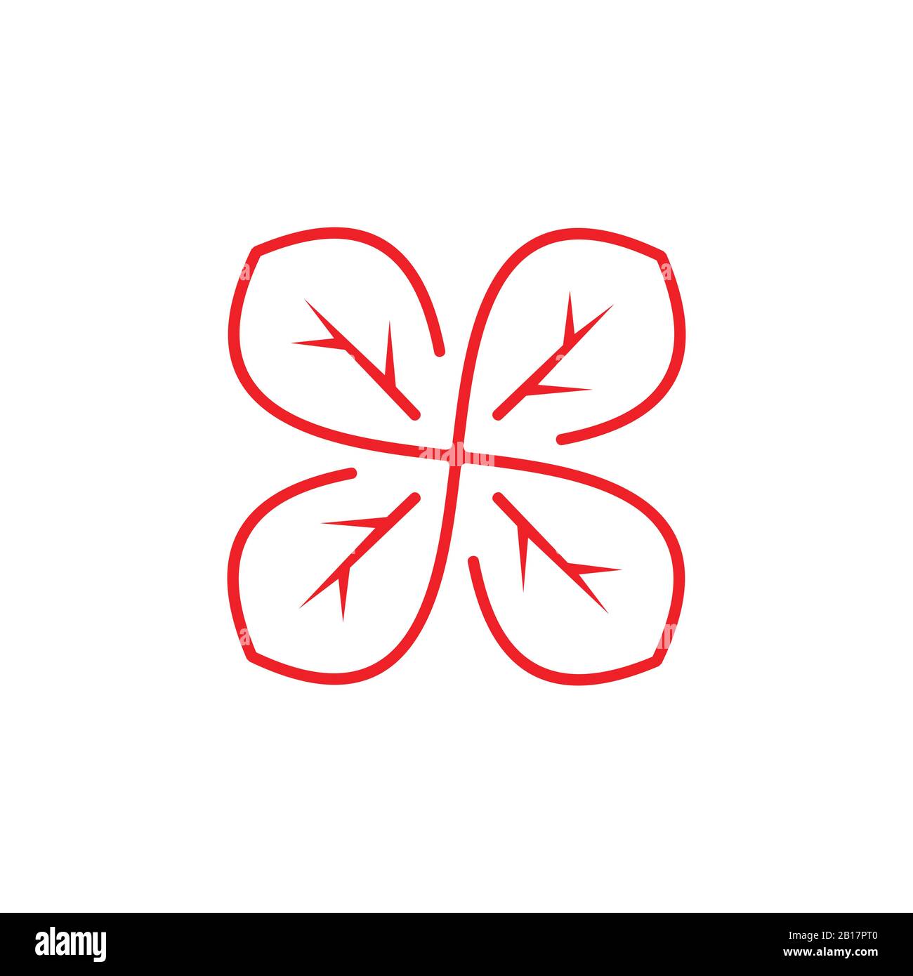 Infinity flower logo hi-res stock photography and images - Alamy