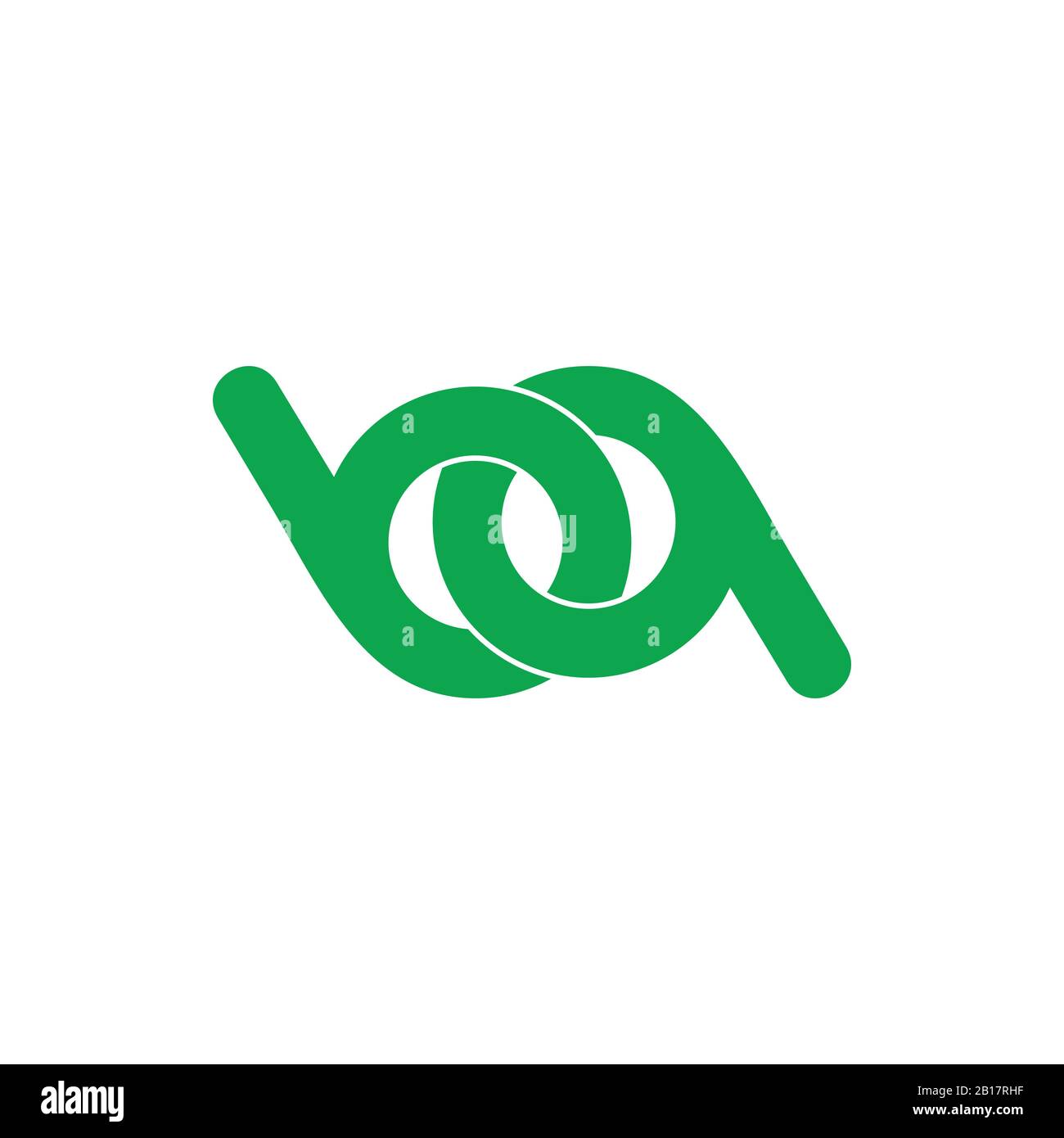 Letter Bq Link Chain Overlap Logo Vector Stock Vector Image And Art Alamy