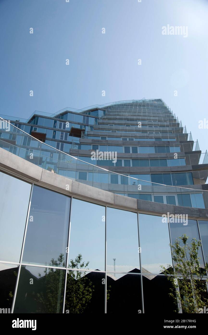 Modern multi-family house, Aarhus, Denmark Stock Photo - Alamy