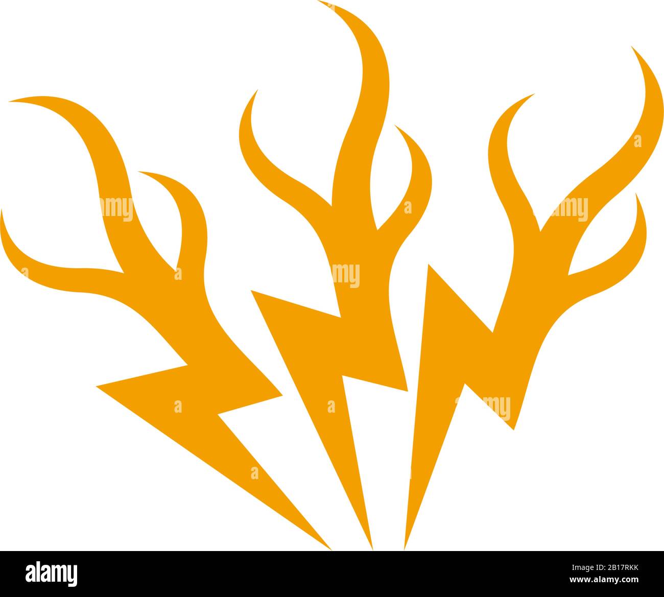 letter n thunder power shape motion symbol logo vector Stock Vector ...