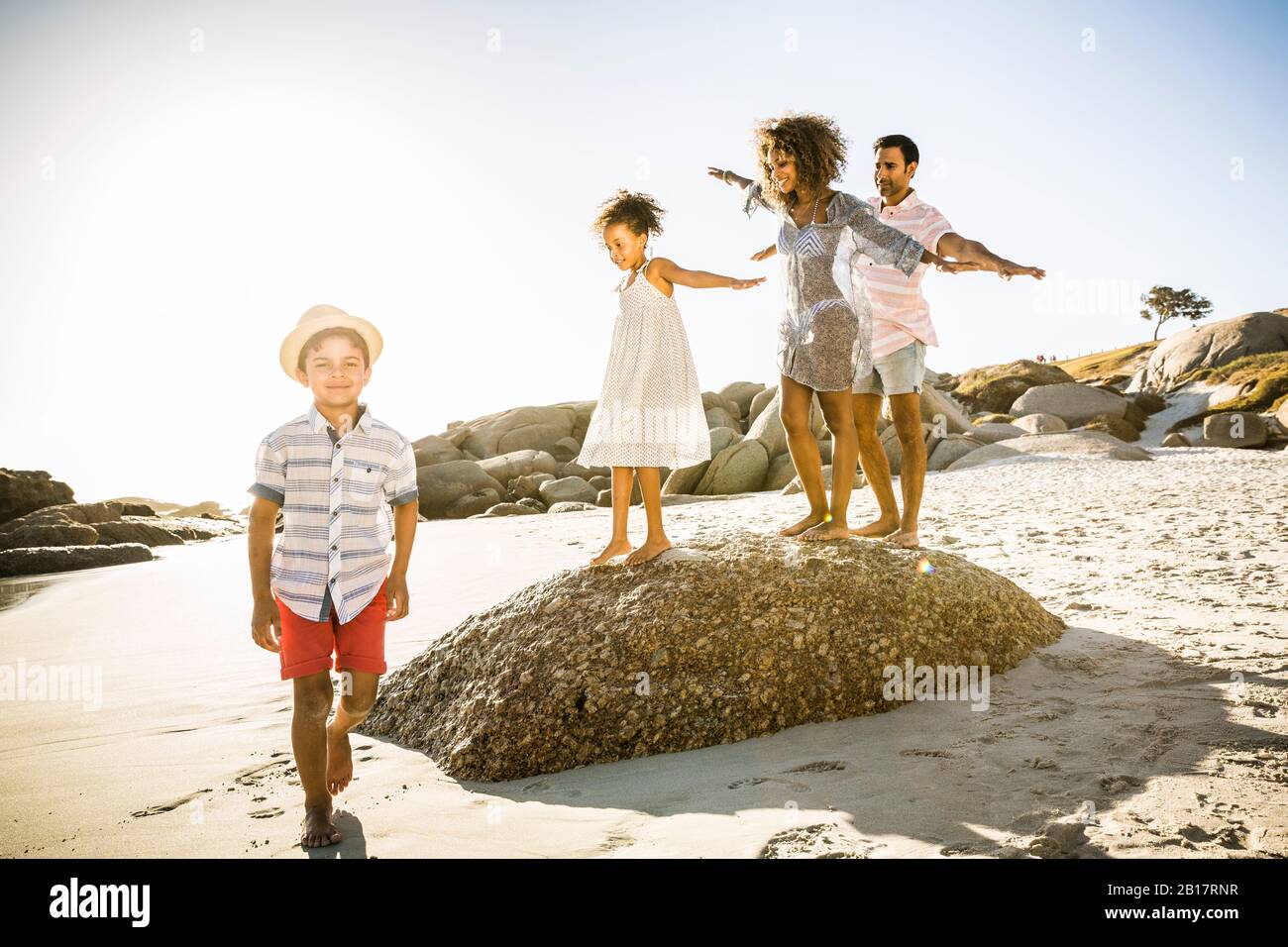 Balancing family hi-res stock photography and images - Alamy