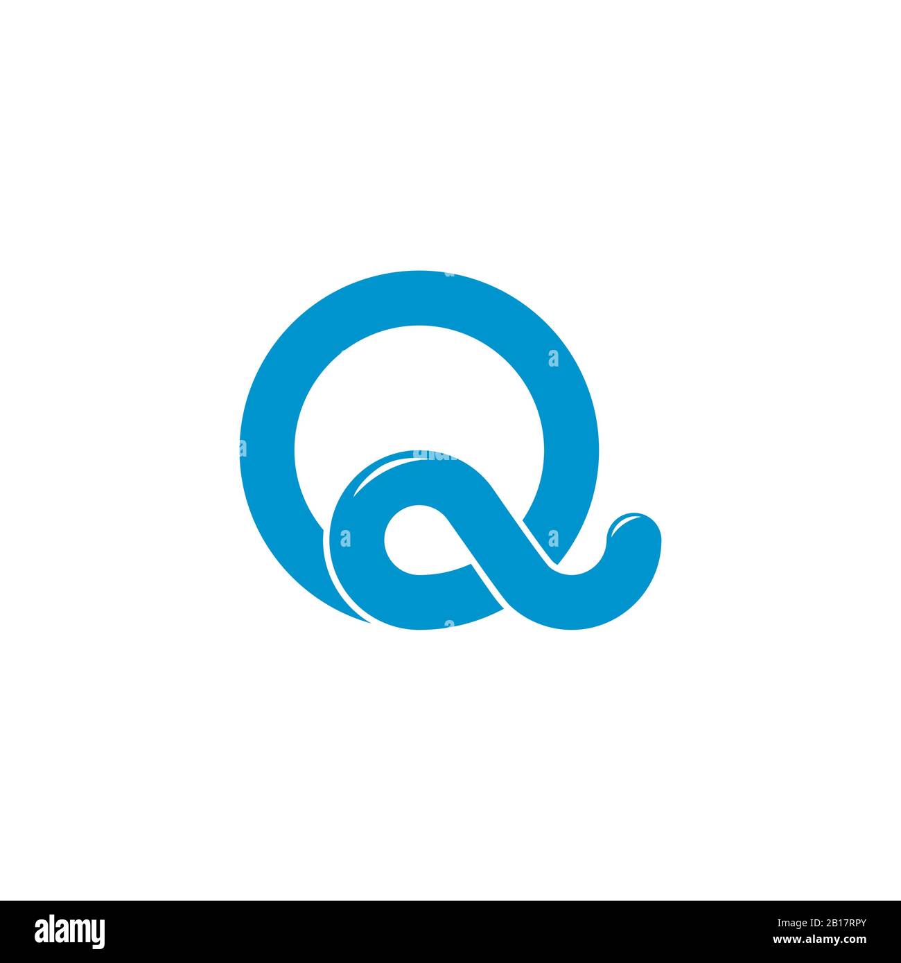 Letter q blue hi-res stock photography and images - Alamy