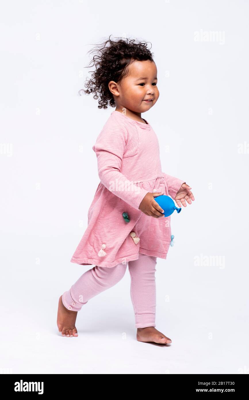 Cute Baby Girl Walking